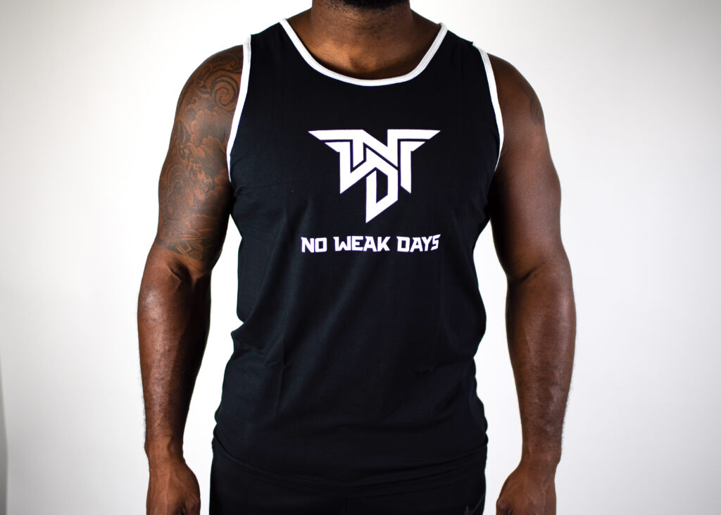 Black and White Tank – No Weak Days Apparel – Fitness Clothing and ...